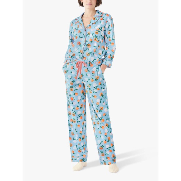 Hush | Intimates & Sleepwear | Hush Isla Apricots Print Luxury Pajama ...